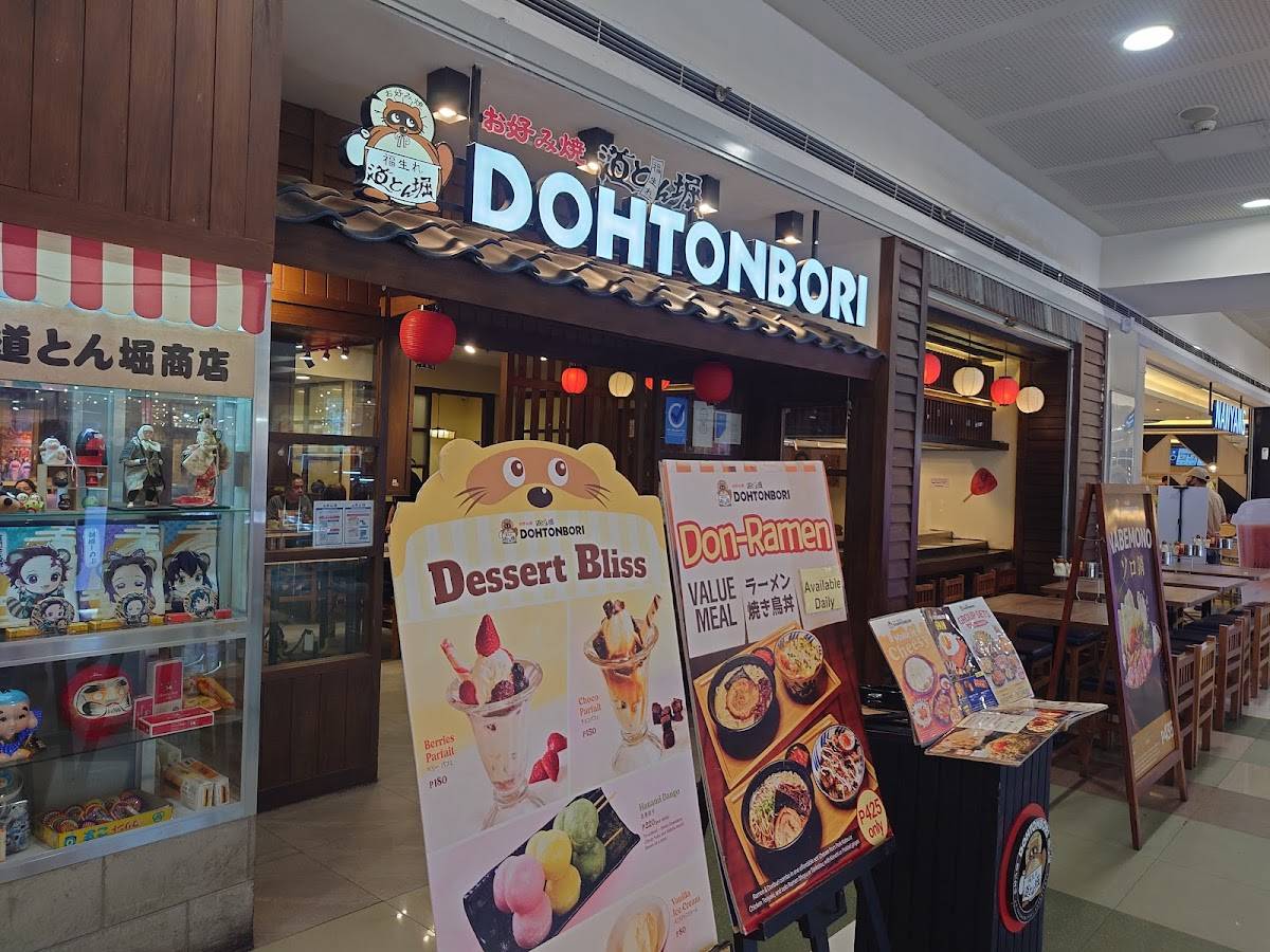 Menu at Dohtonbori SM North EDSA restaurant, Quezon City, M24J+M8V