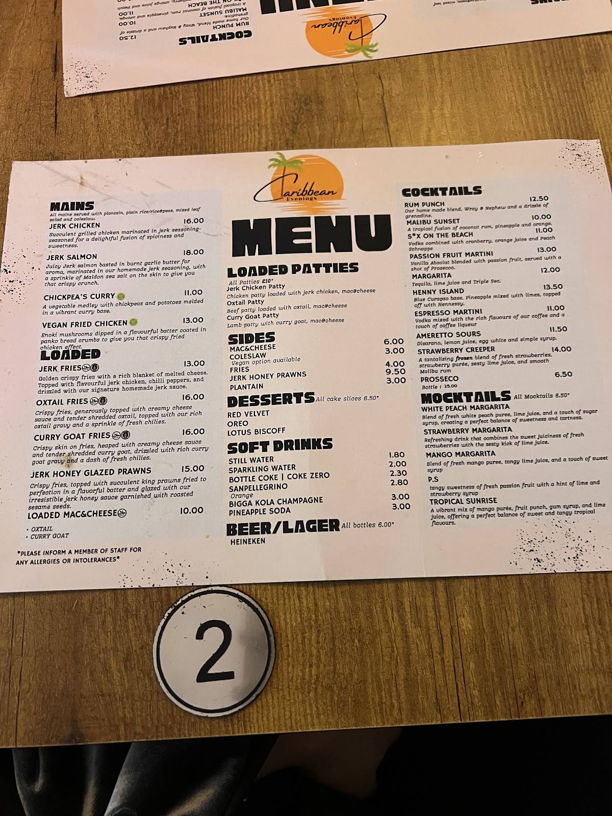 Menu at Double Knot - Islington cafe, London