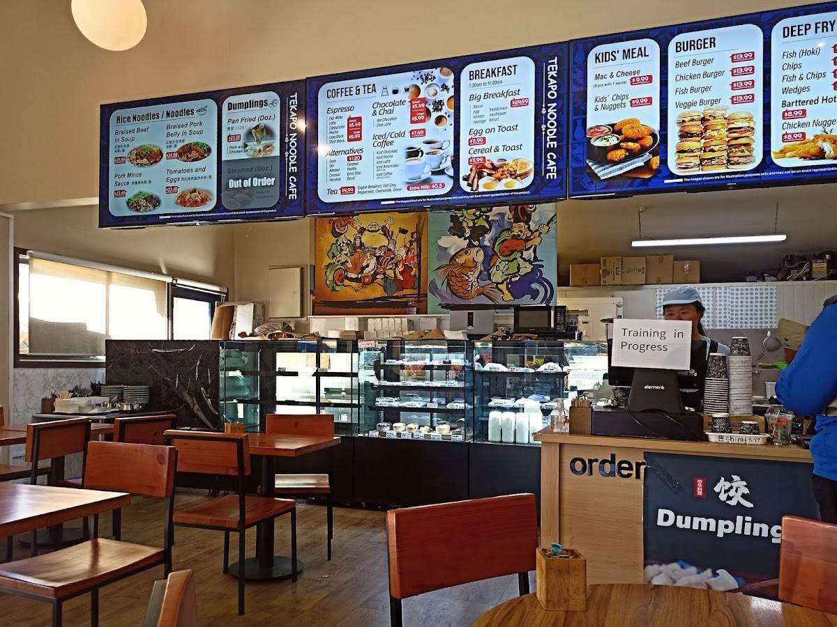 Carta de Doughboys Noodle Cafe, Lake Tekapo