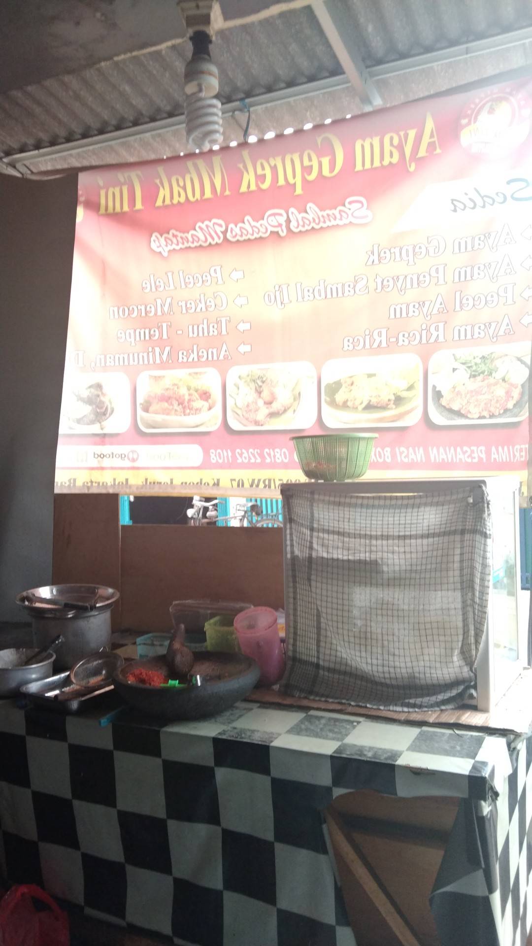 Menu at ES dawet hitam & SOP Durian "segar" kedaton cafe, Pasir Gadung
