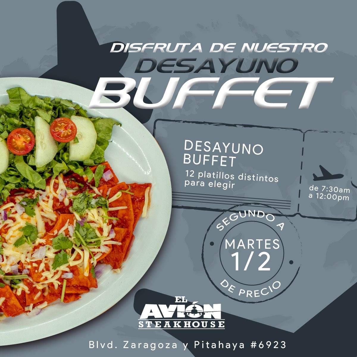 Menu at El Avion Steakhouse, Ciudad Juarez