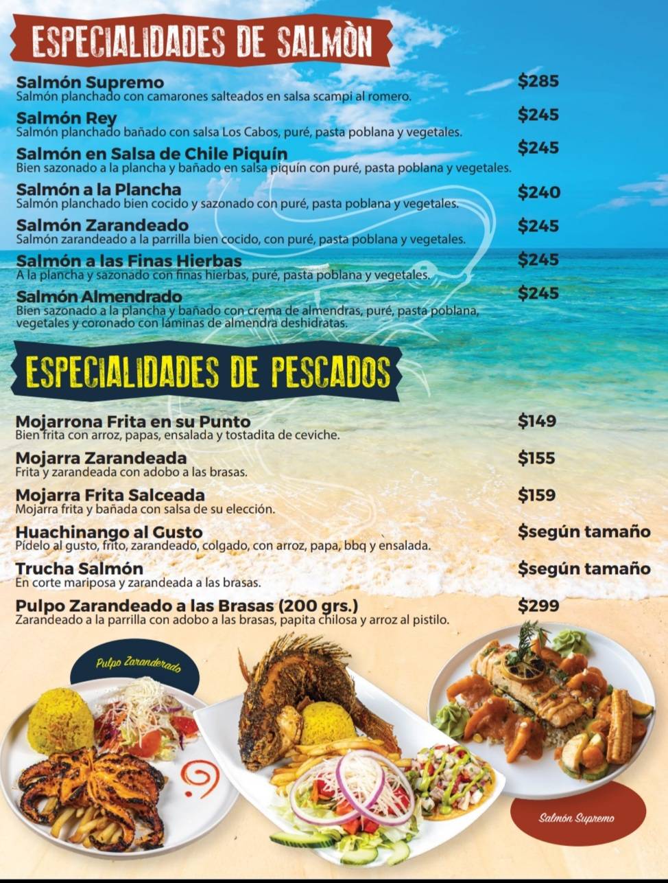 Carta del restaurante El Camarón, San Nicolás del los Garza, Av ...