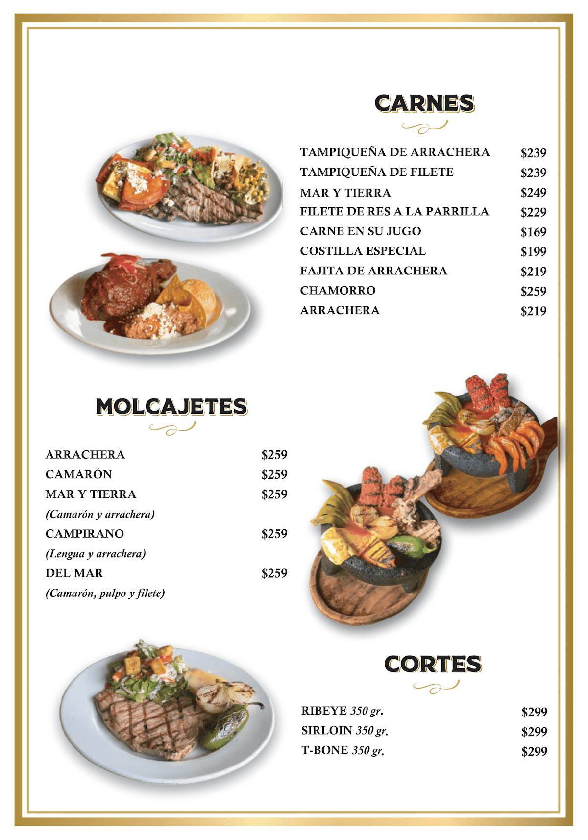 Carta de El Encanto Restaurante, Uruapan, Av Benito Juárez 139