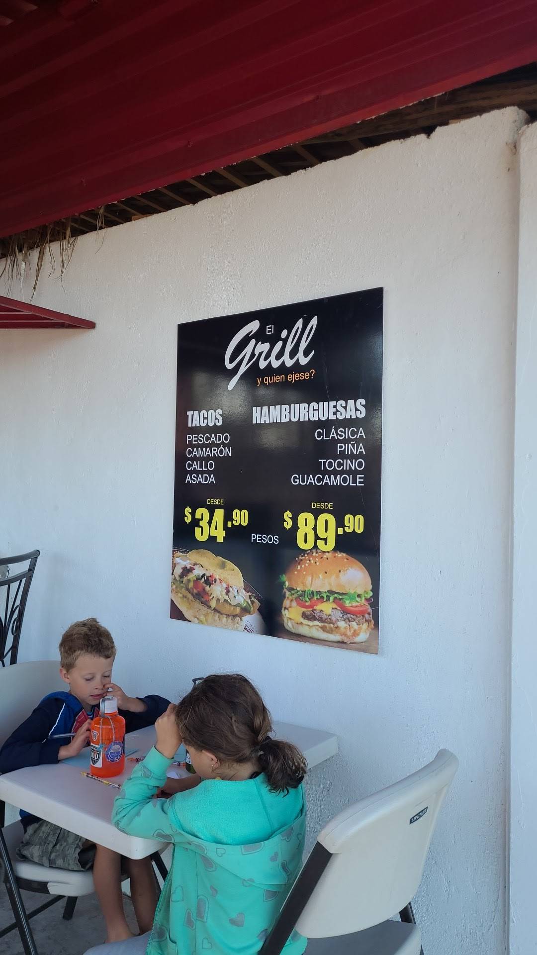 Menu at El Grill restaurant, Loreto