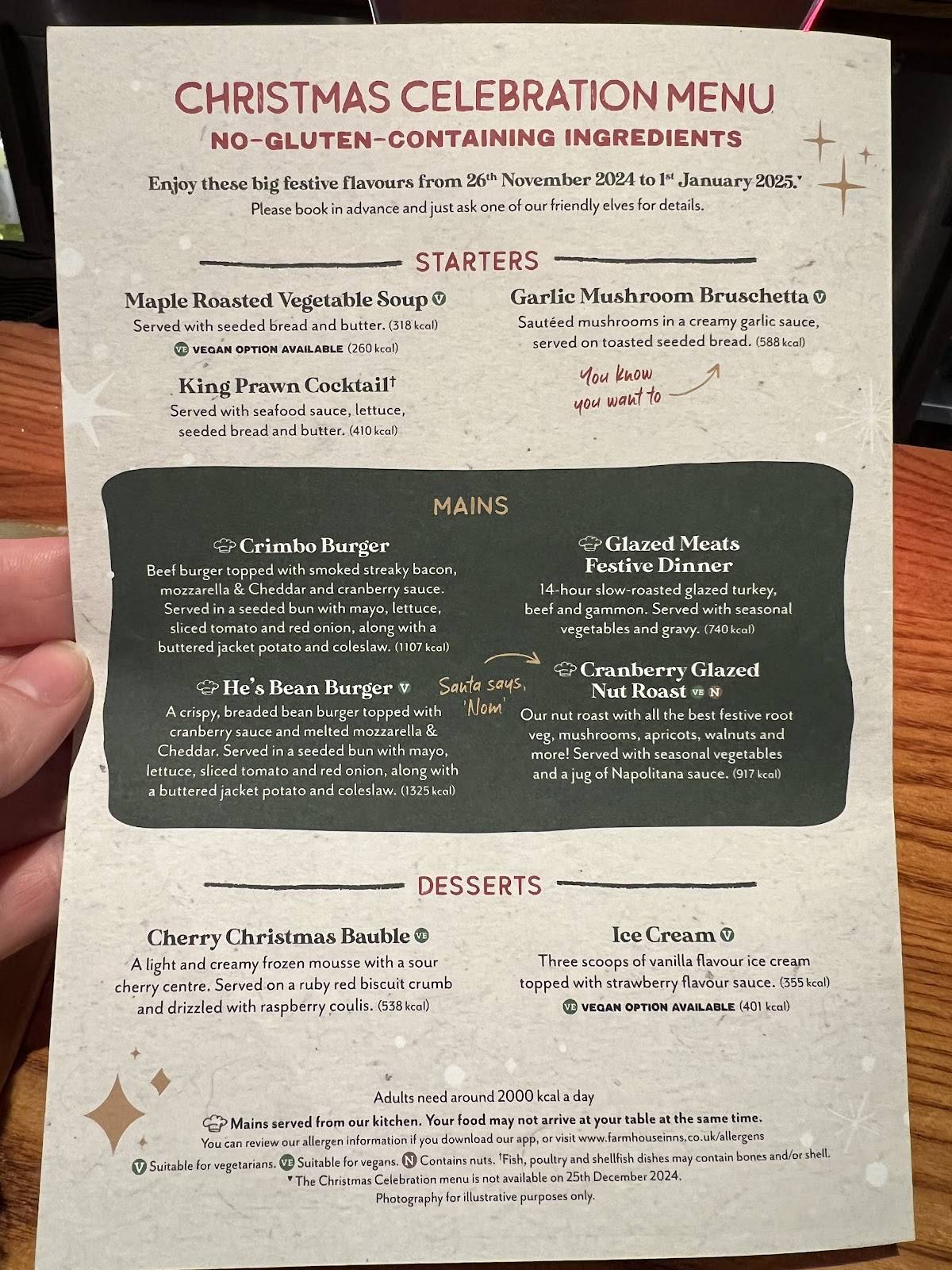 Menu at Elmwood Farm - Farmhouse Inns pub & bar, Sheffield, Old ...