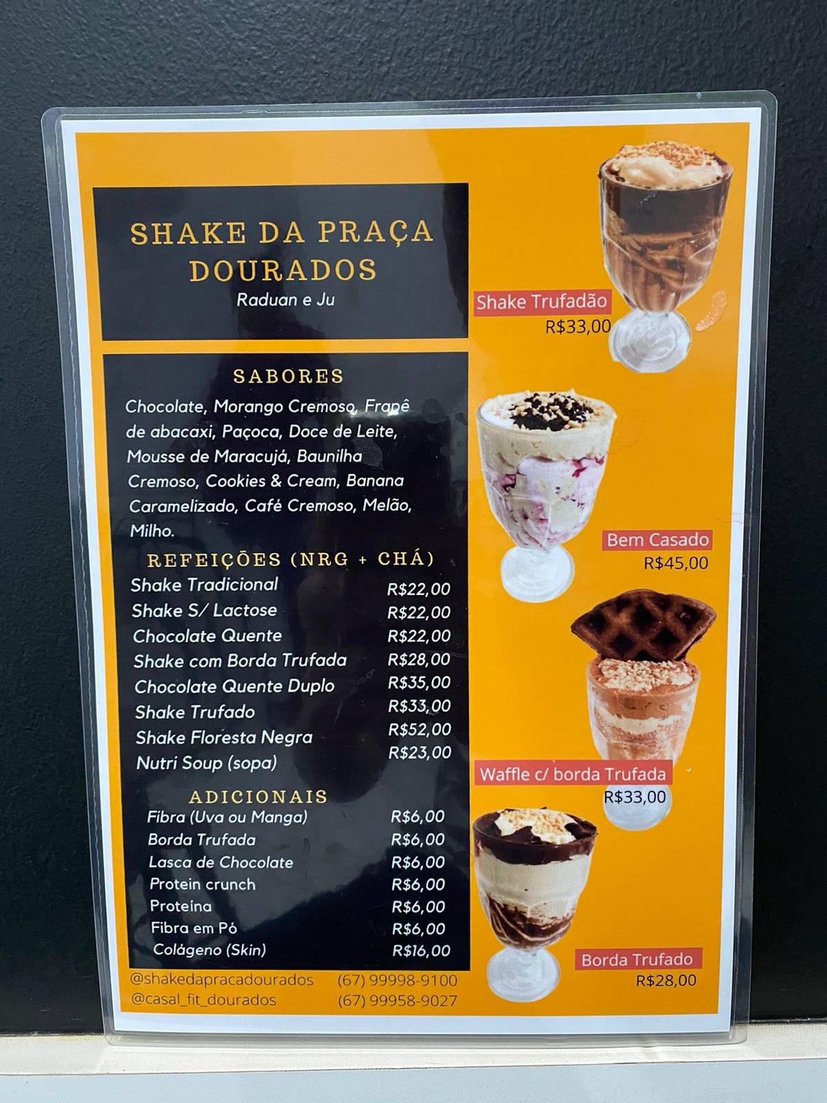 Menu em Espaço NutriFit restaurante, Dourados