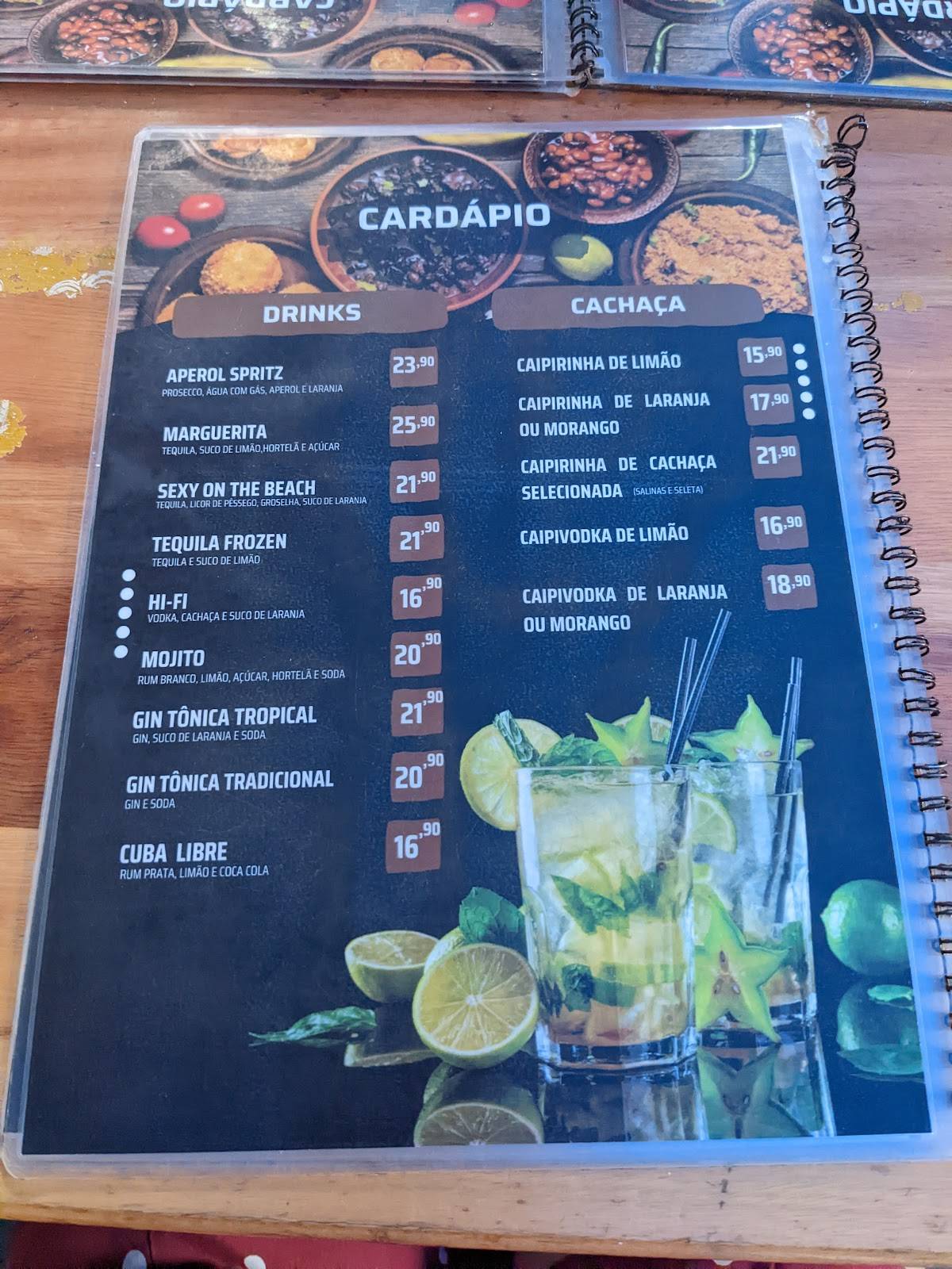 Menu em Esquina do Teles restaurante, Rio de Janeiro
