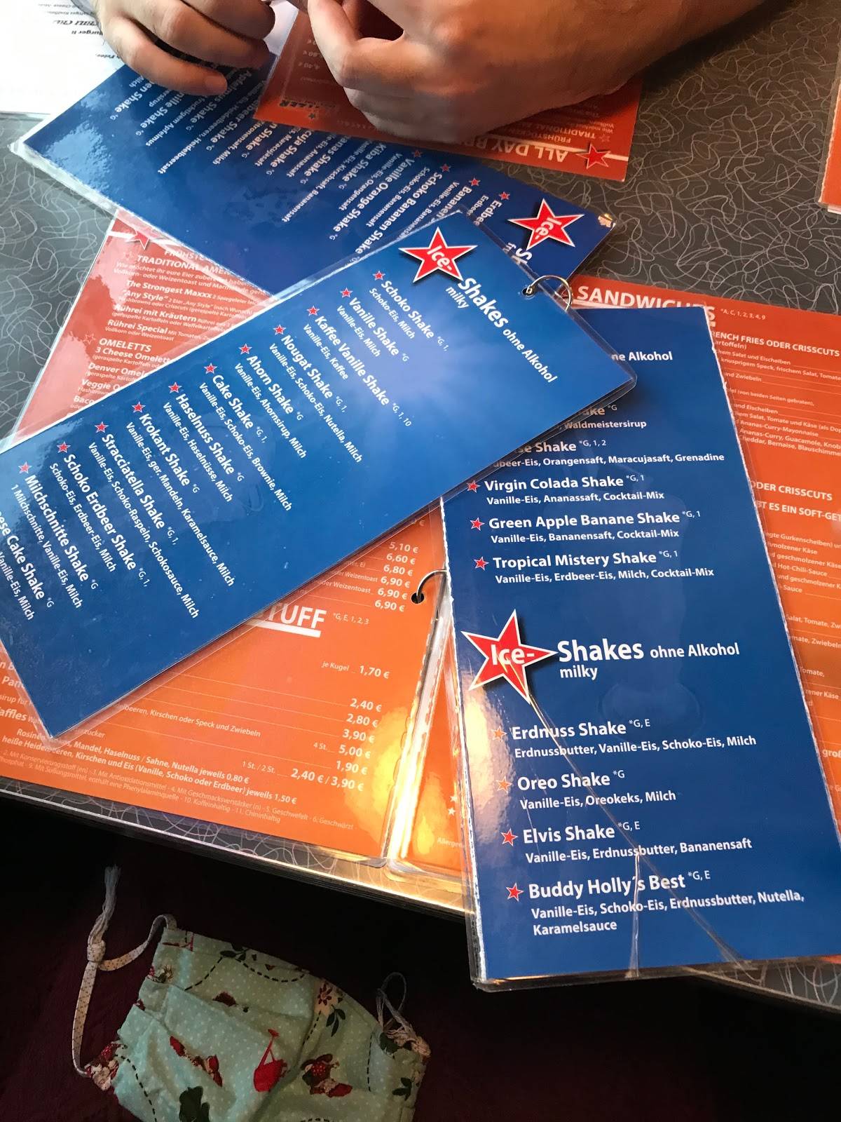 Speisekarte von Star Diner restaurant, Essen