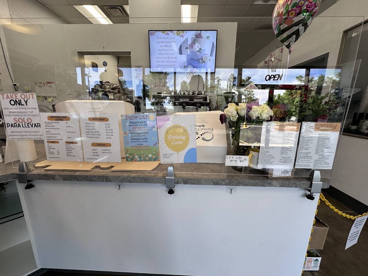 Menu at Eternal Flavors Bakery, Denver