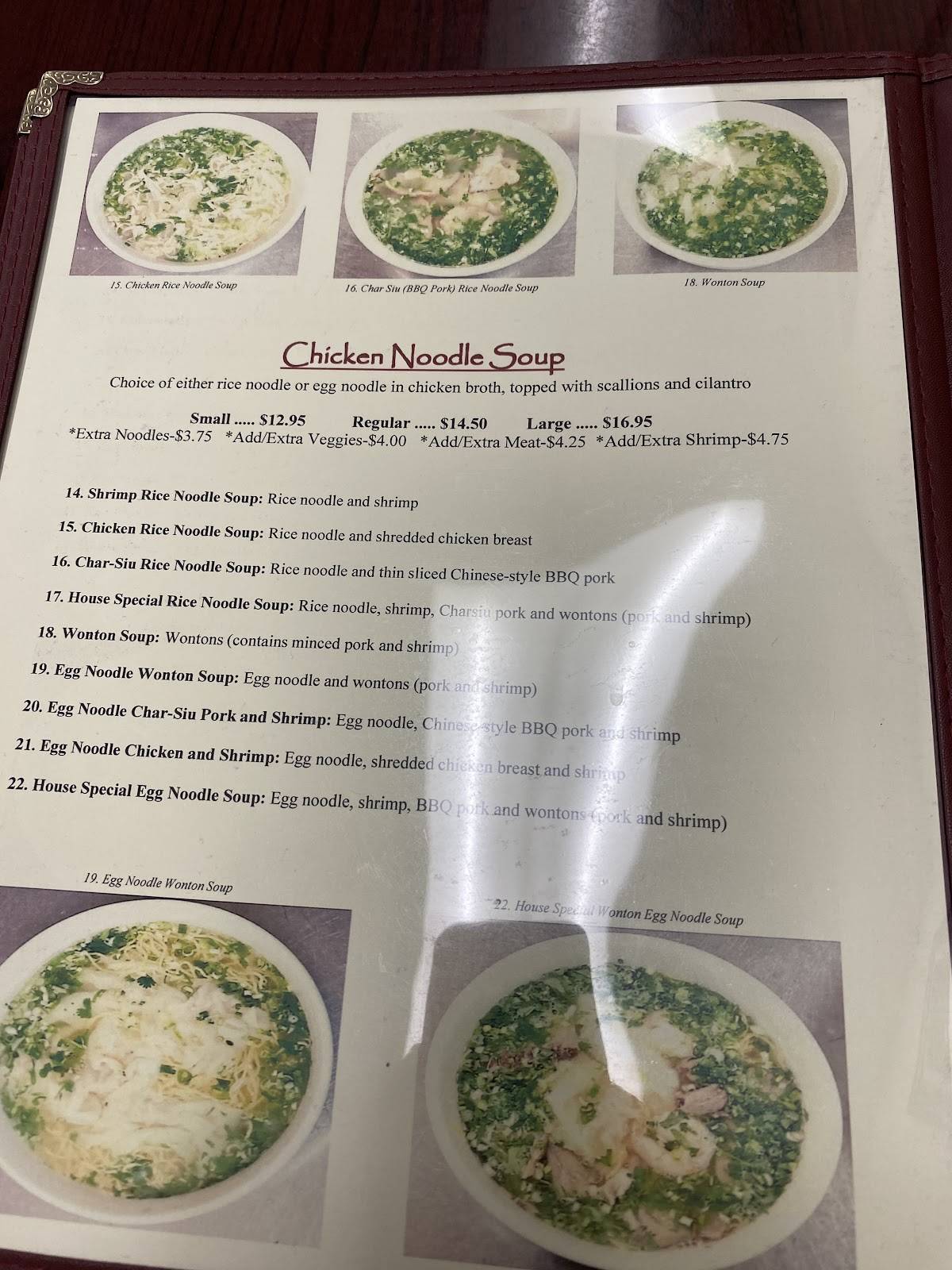 Menu at Pho Ly Asian Cuisine, Inc restaurant, Kalispell