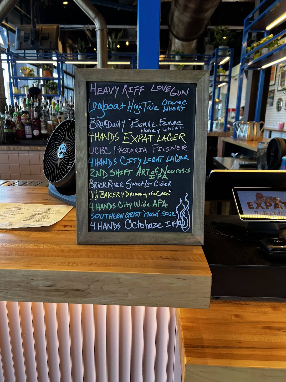 Menu at Expat BBQ, St. Louis
