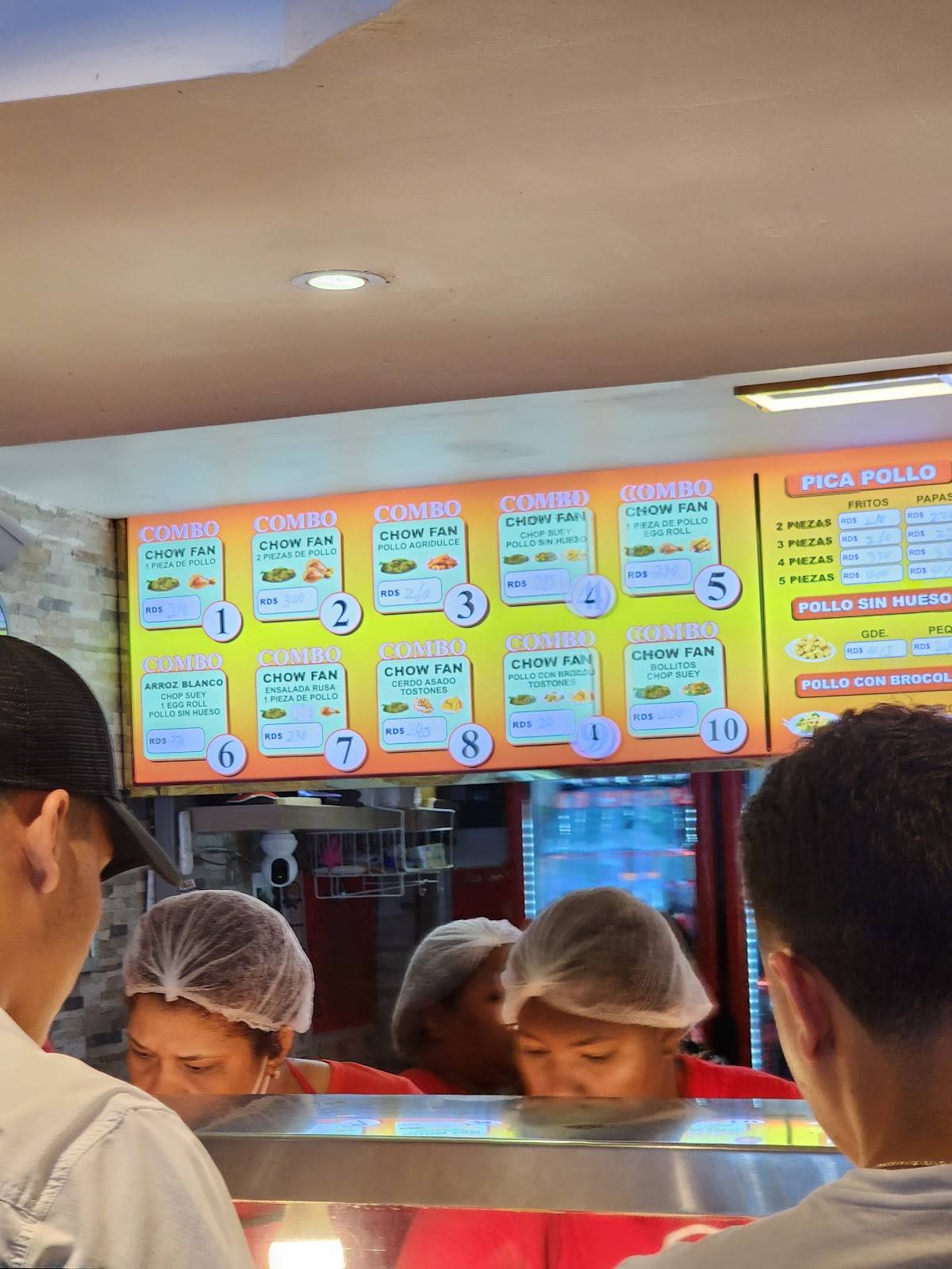 Carta del restaurante Expreso Bonny, Santo Domingo