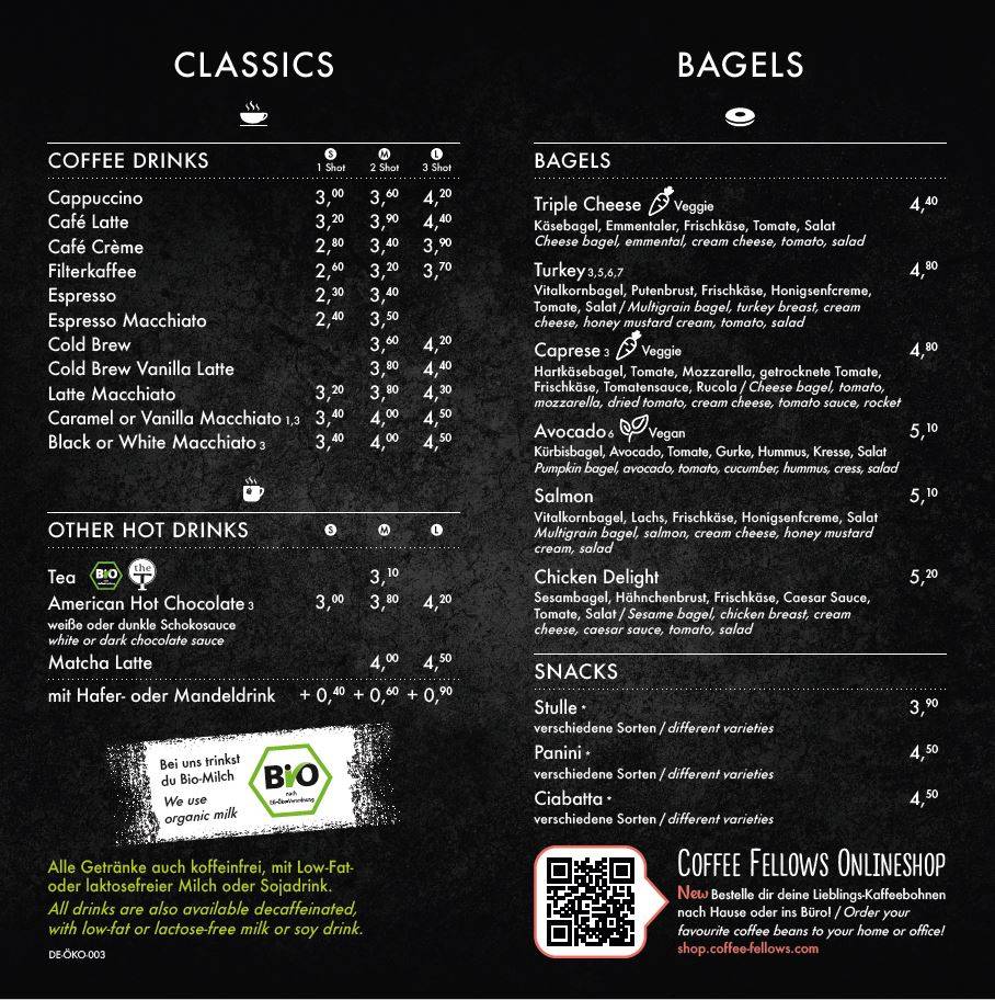 Menu at FOODFACTORY Cube Berlin - Food-Court, Restaurant & Café am Hbf ...