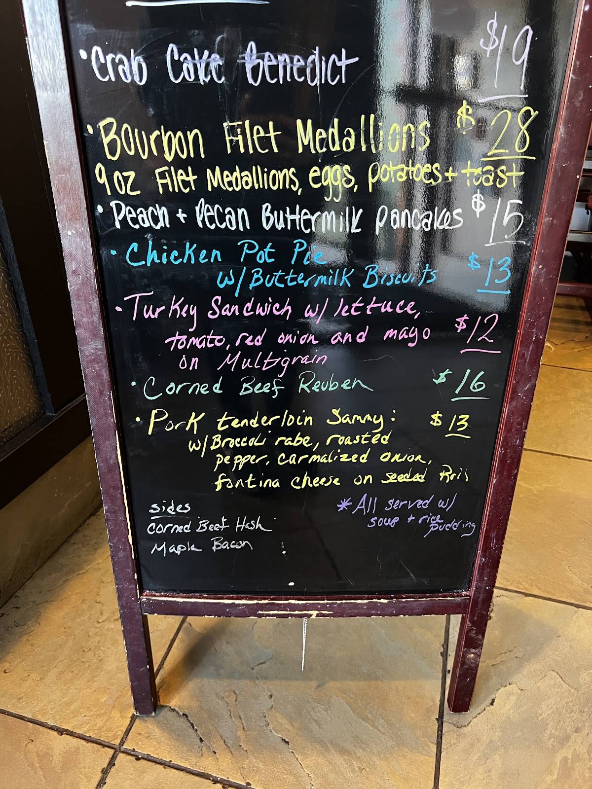 Menu at Fame: Good Eats cafe, Morrisville