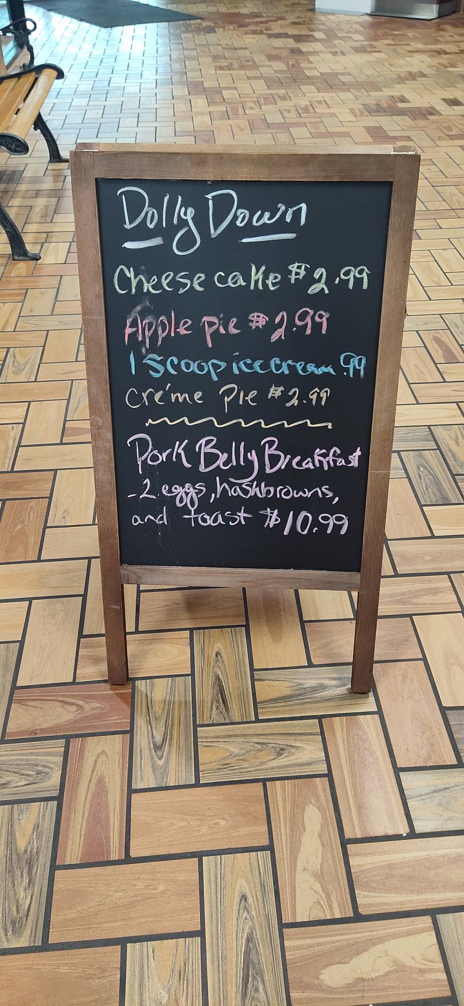 Menu at Dolly Down Grill pub & bar, Fargo, 19th Ave SW