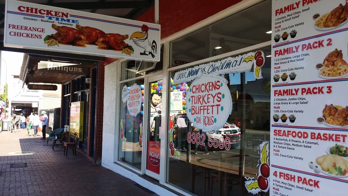 Menu at Chicken Time Norwood fast food, Norwood, 65 The Parade
