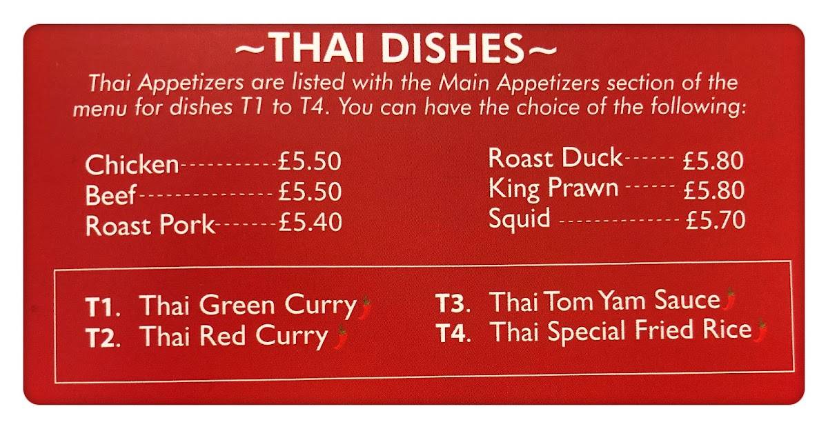 Menu at Hadley Kitchen Chinese Take away fast food, Telford