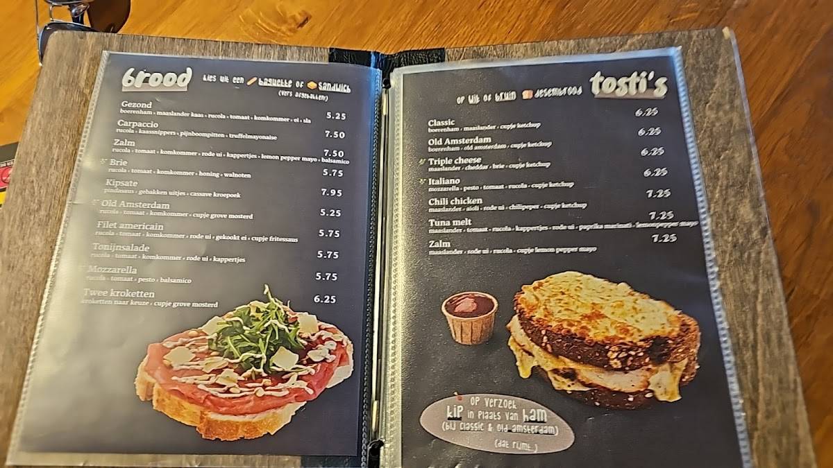 Menu at Verhage fast food, Zwijndrecht, Biesbos 6