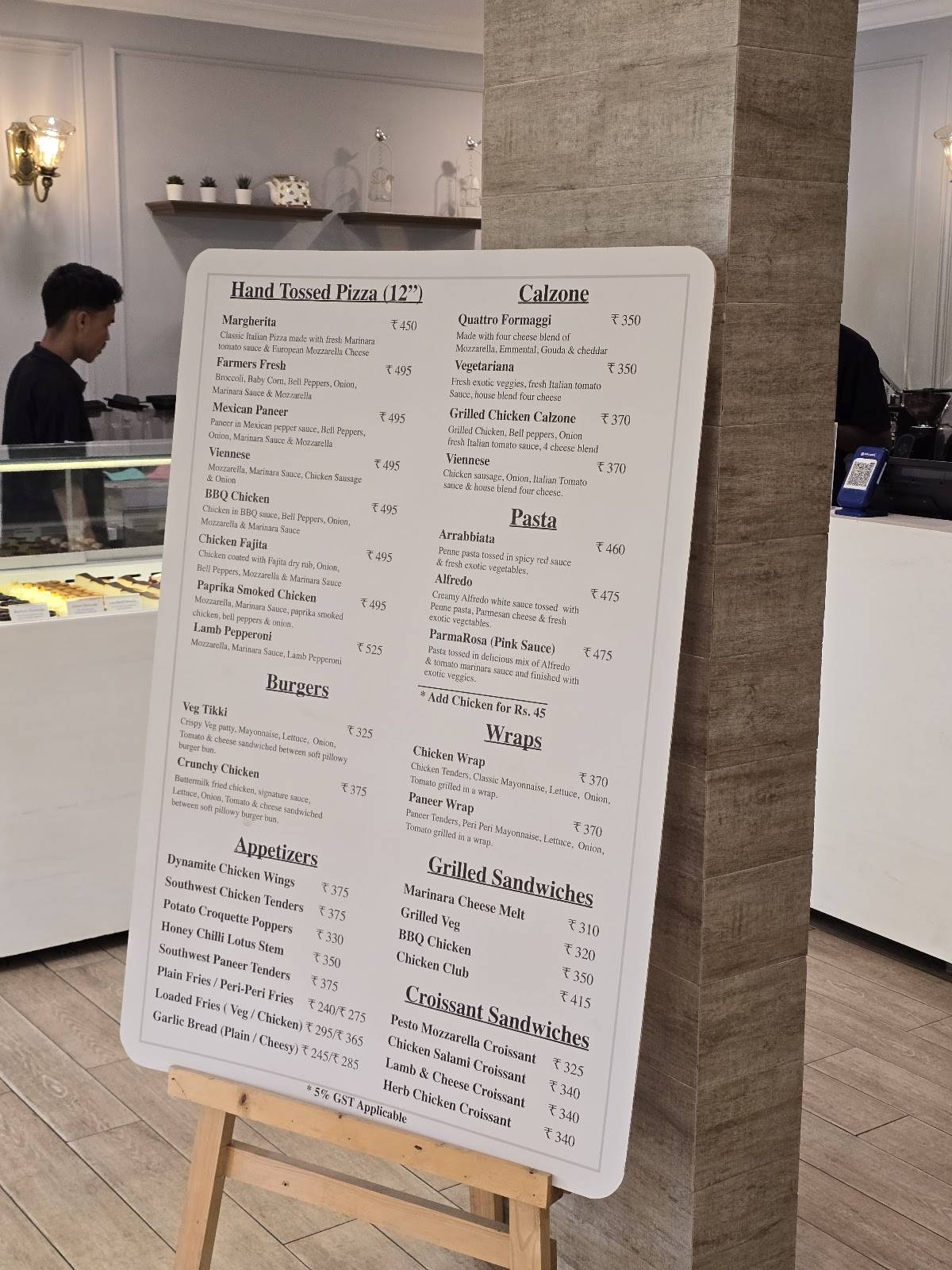 Menu at Feranoz Banjara Hills, Hyderabad