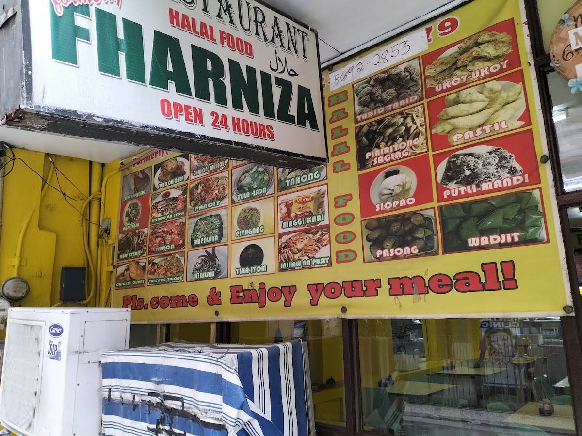 Menu at Fharniza Snack House pub & bar, Manila