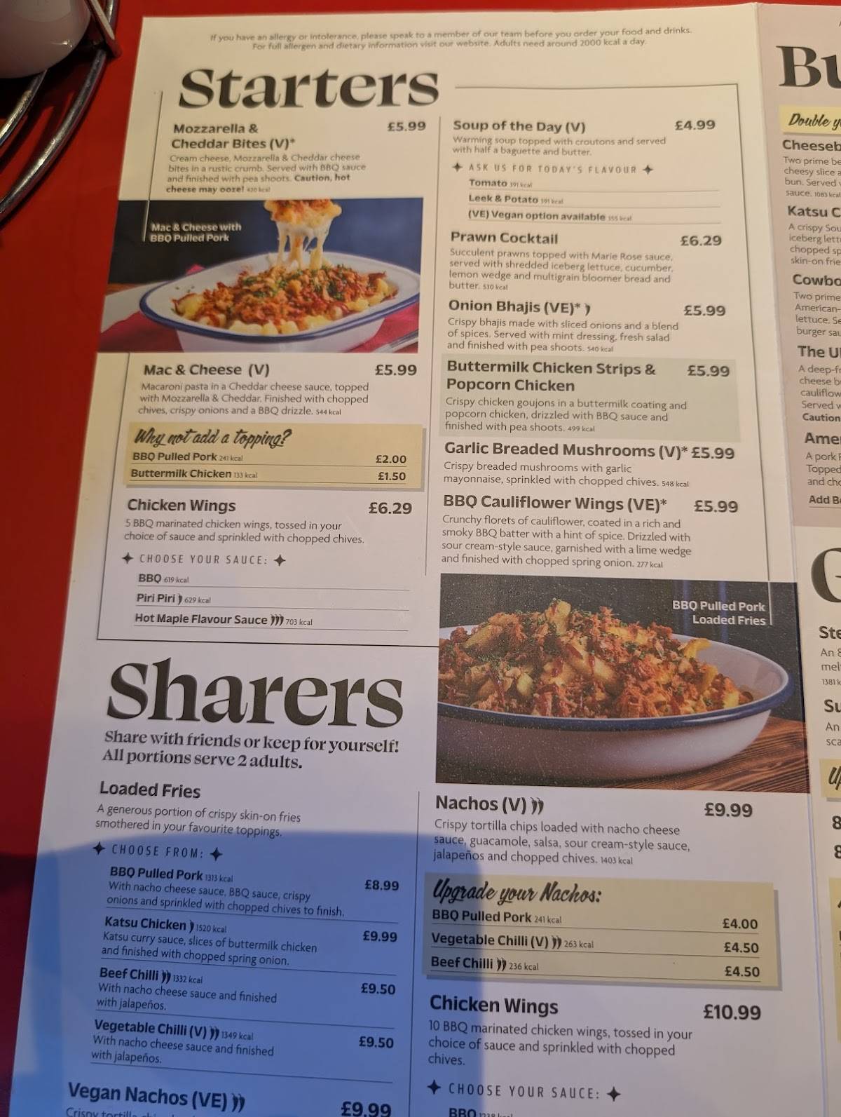 Menu at Five Bridges pub & bar, Sheerness