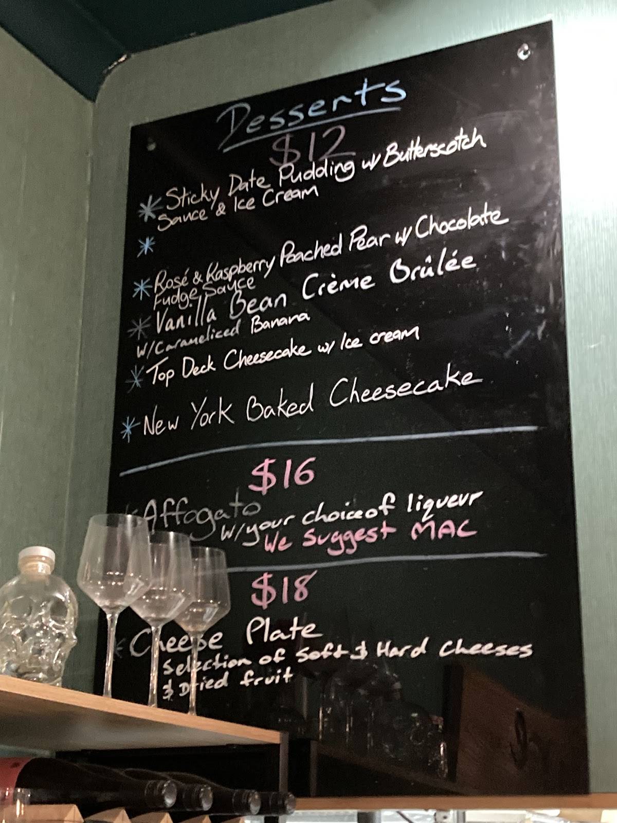 Menu at Flare Restaurant, Port Macquarie