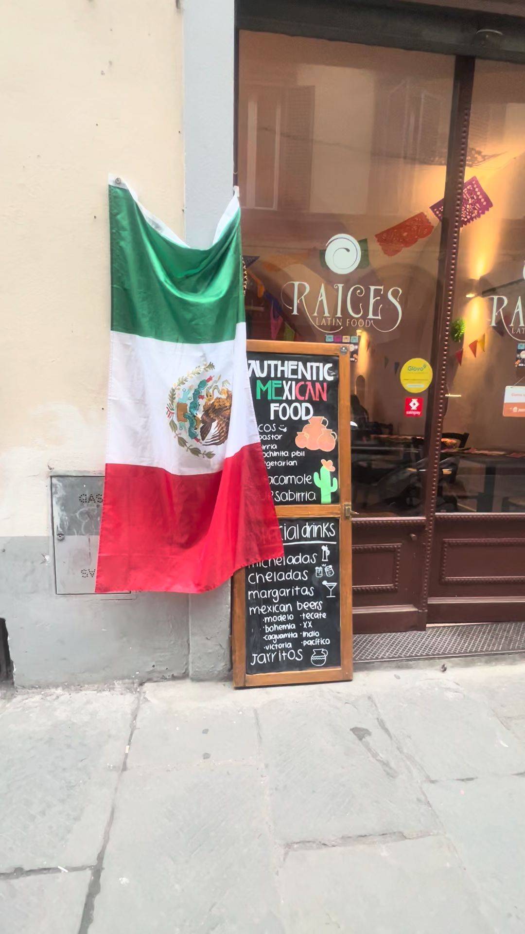 Menu at Raices Latin Food restaurant, Florence