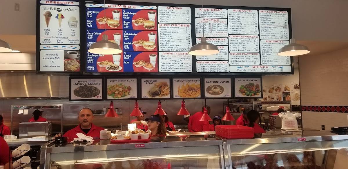 Menu at Flying Burger & Seafood Texarkana restaurant, Texarkana