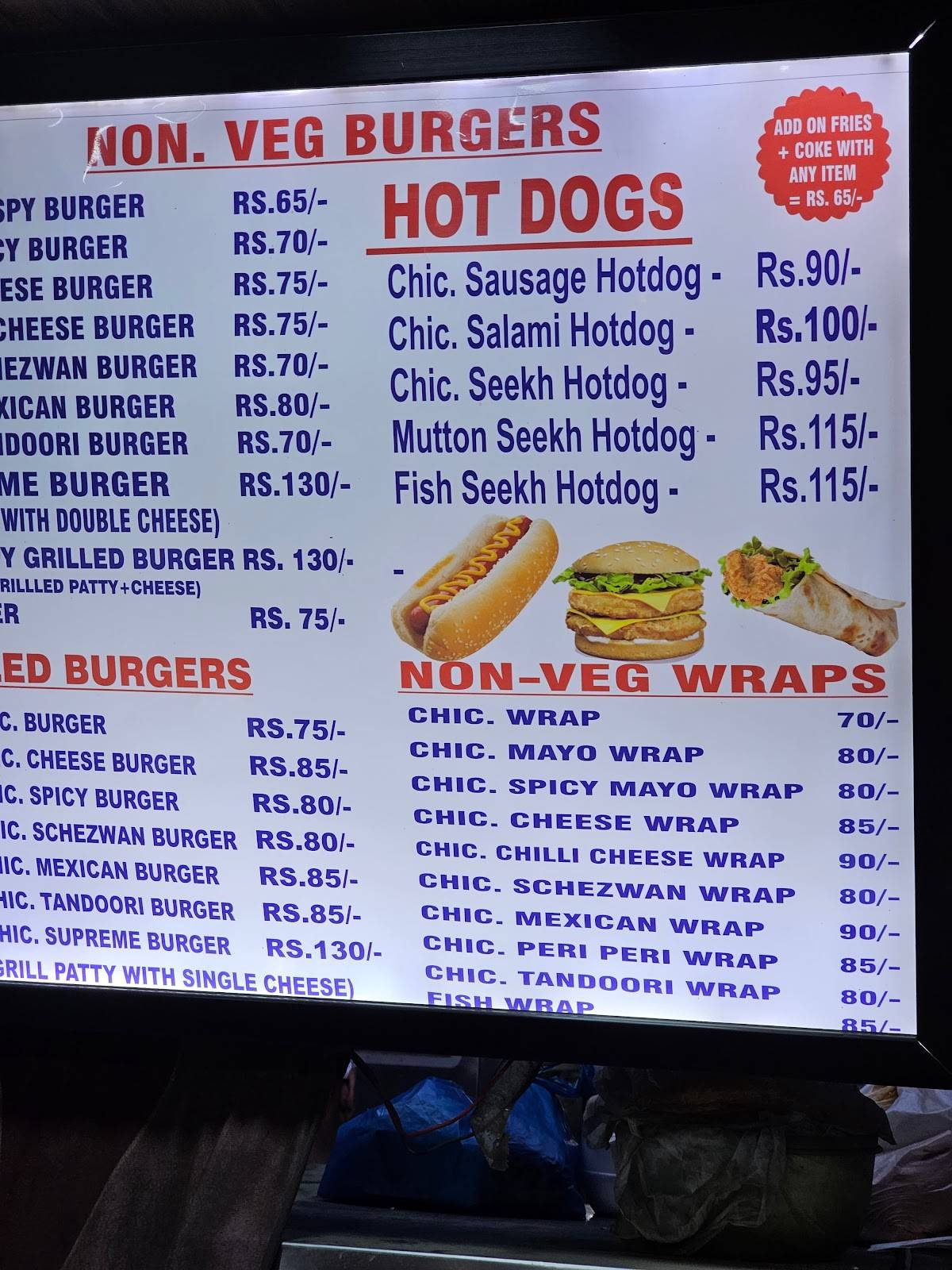 Menu at Fried Nation, Mumbai, Shop Number 8