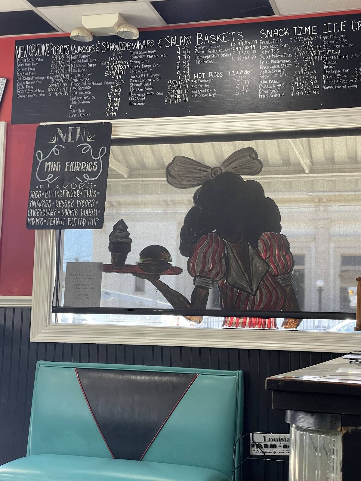 Menu at Frosto Drive Inn restaurant, Crowley
