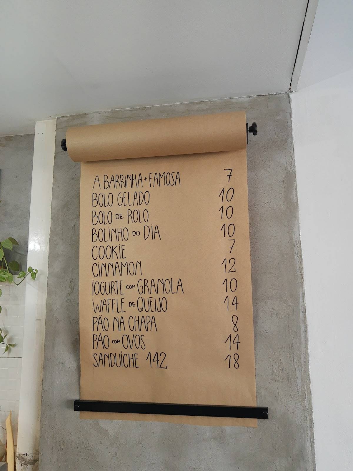 Menu at Fuga - Café e Ócio, Curitiba