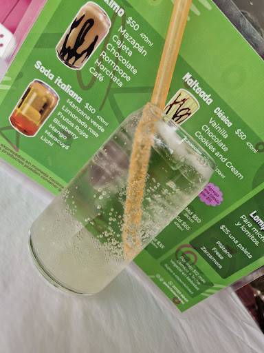 Menu at Galería de crepas restaurant, Puebla City