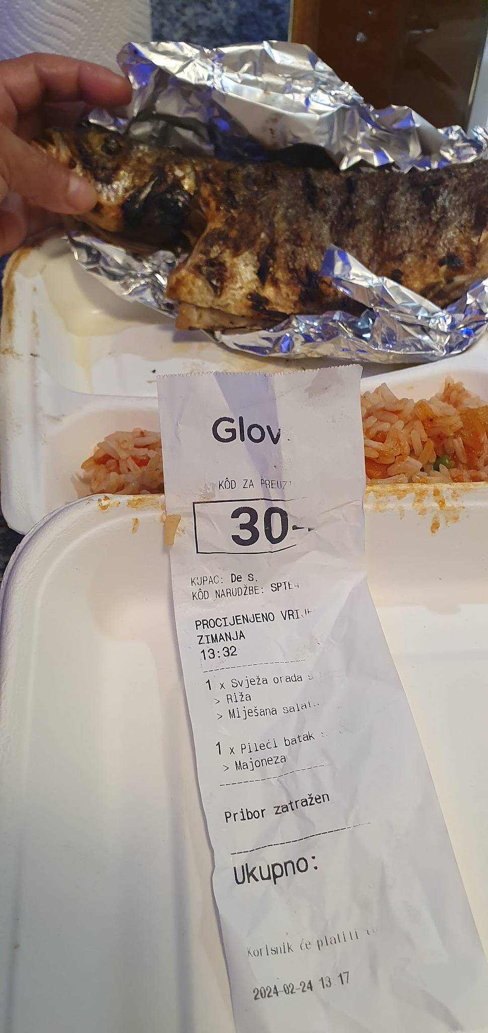 Menu at Galina Pečenjarnica, Fast Food, Split