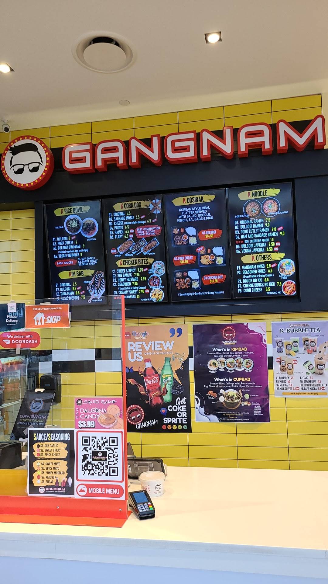 Menu at Gangnam Street Food - Londonderry Mall restaurant, Edmonton, 1 ...