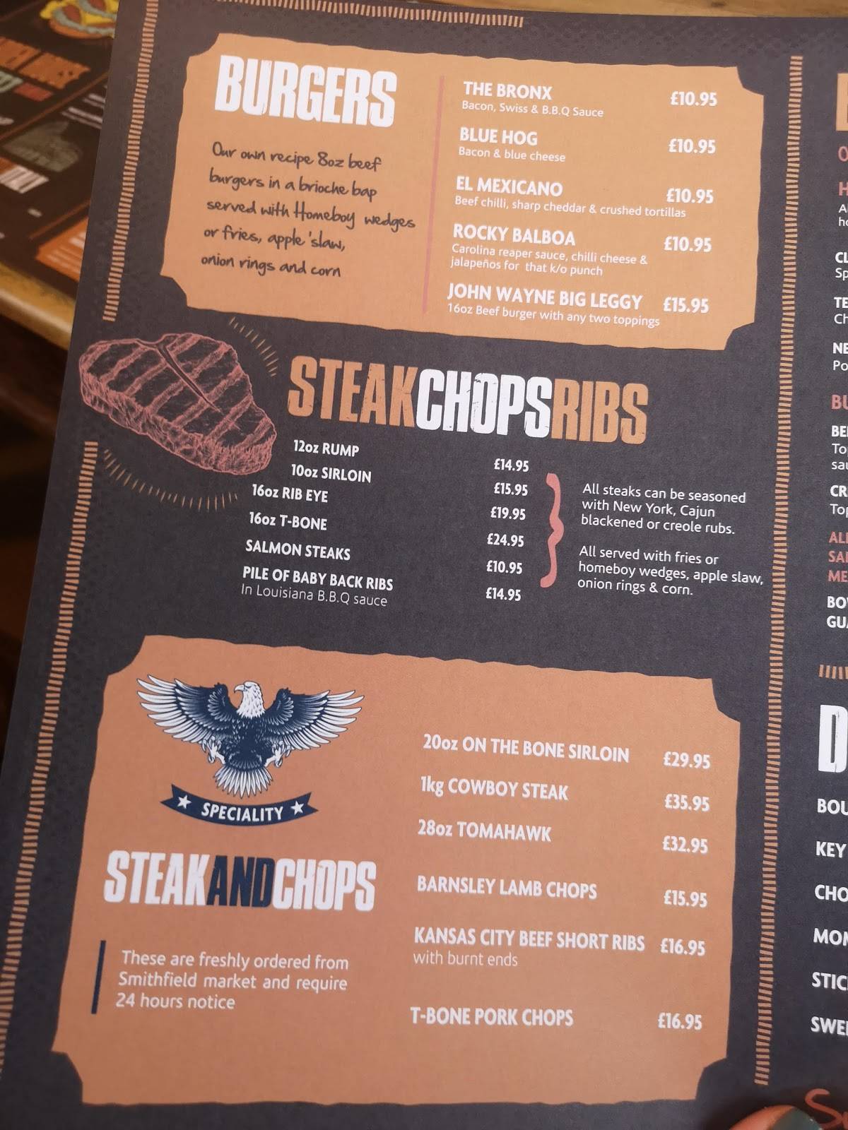 Menu at The Smoke House Banham restaurant, Banham