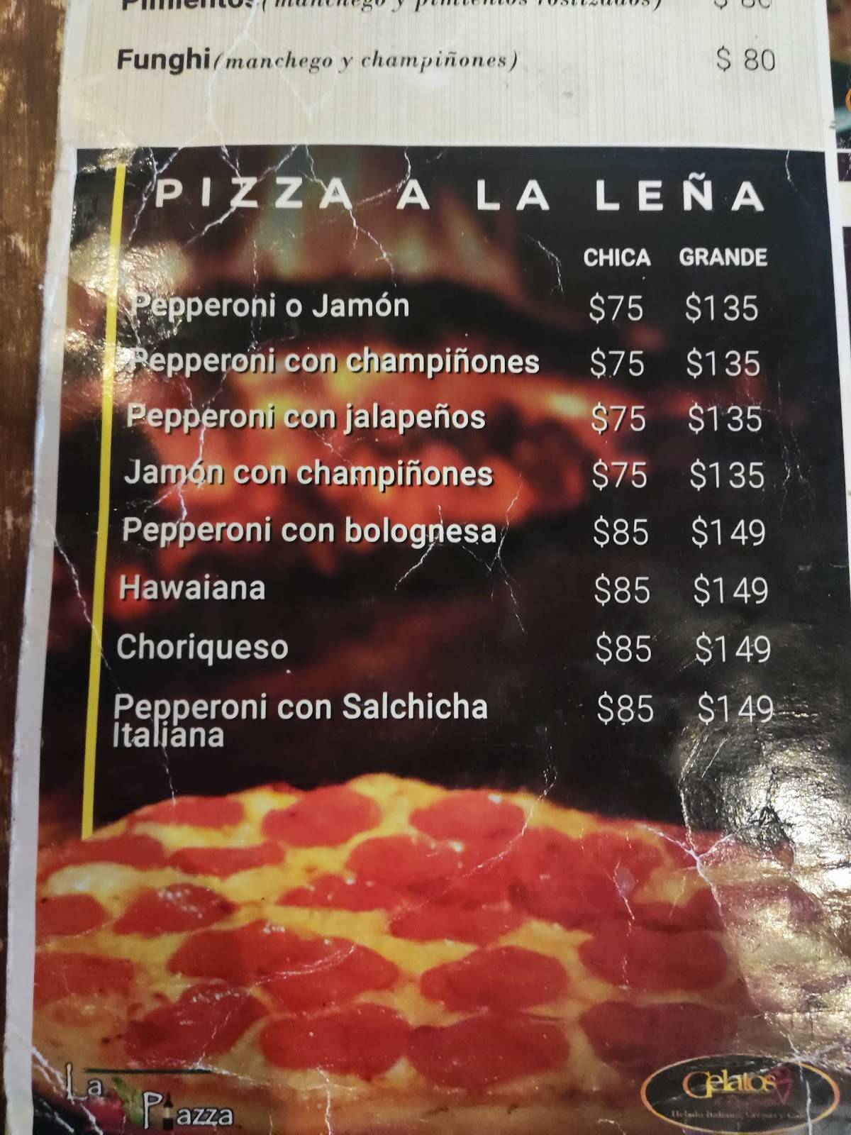 Menu at Gelato House cafe, Reynosa