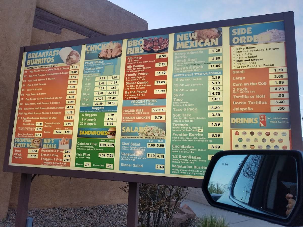 Menu at Golden Pride BBQ, Albuquerque, Central Ave NW