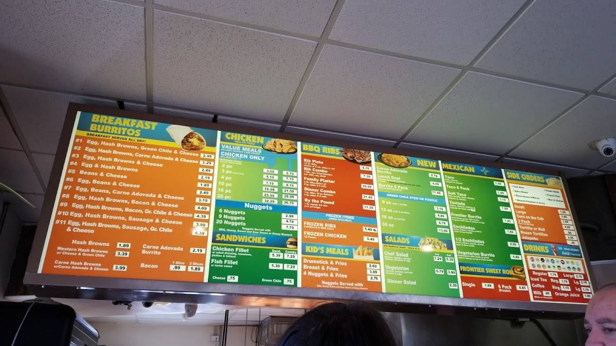 Menu at Golden Pride BBQ, Albuquerque, Central Ave NW