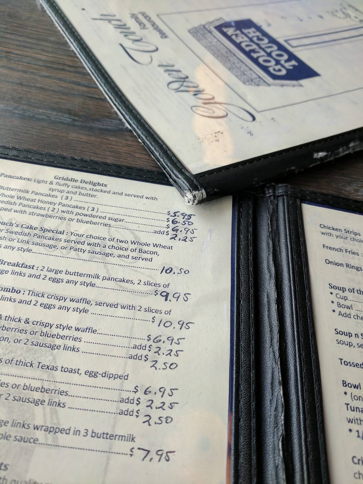 Menu at Golden Touch Family Restaurant, Portland