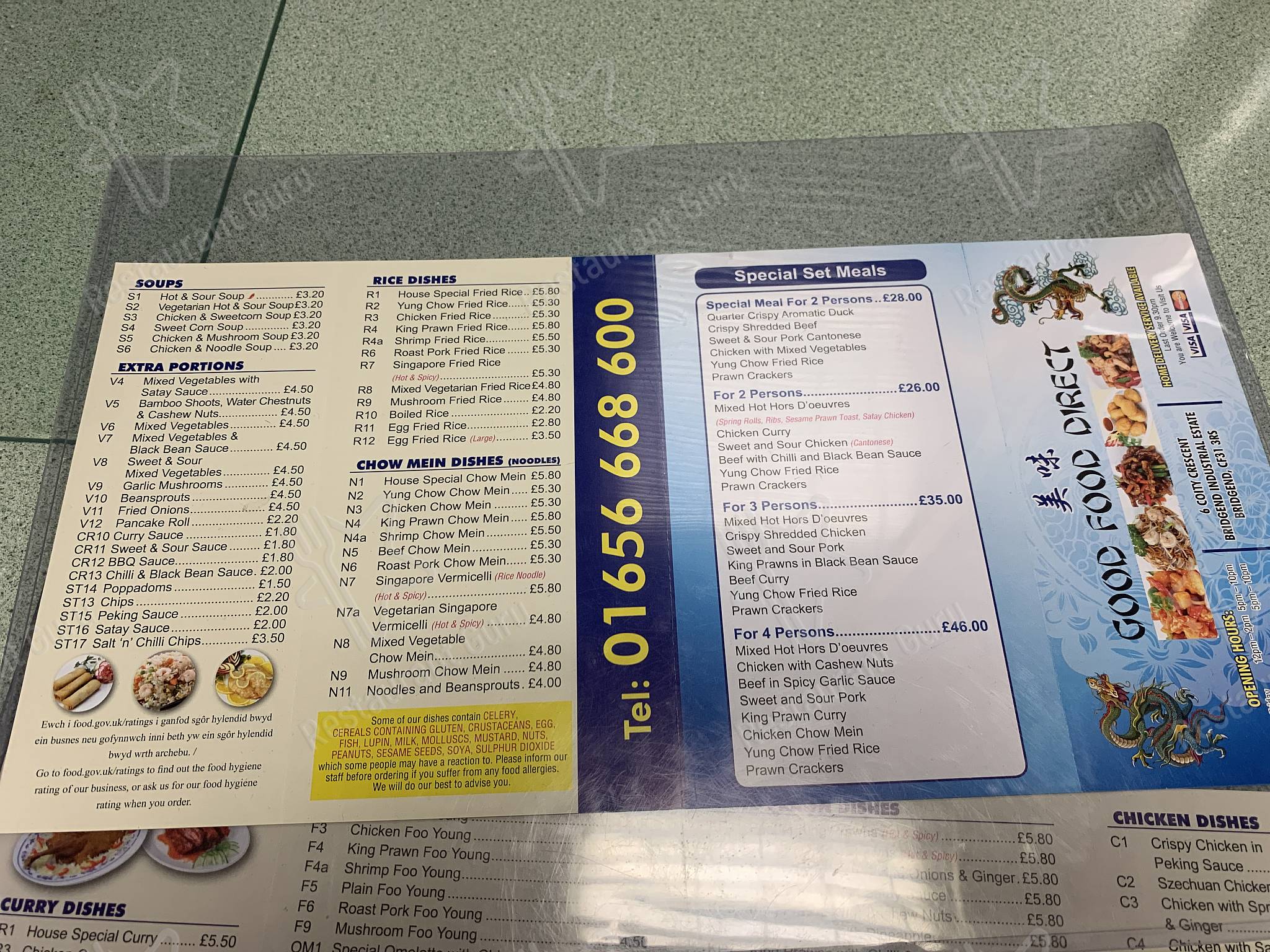 Menu at Good Food Direct fast food, Bridgend