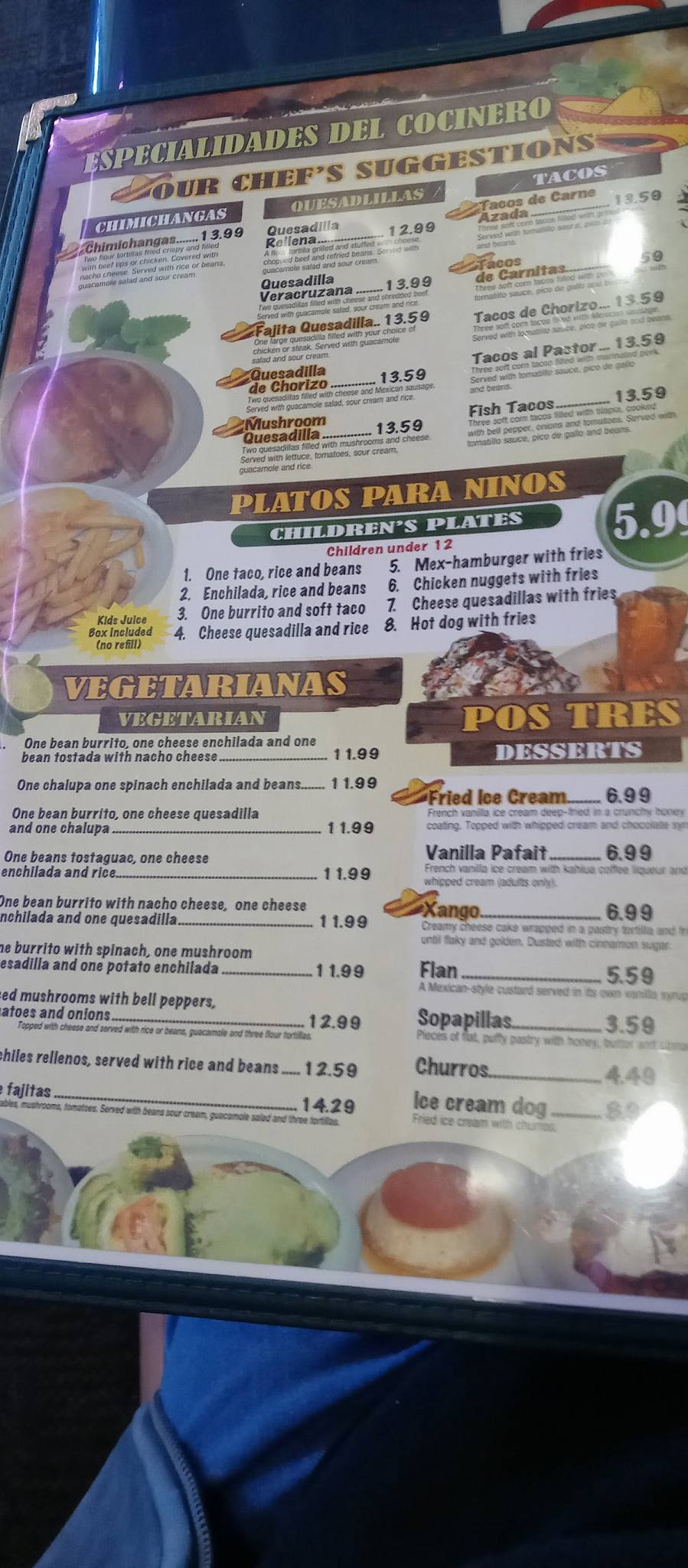 Menu at Grand Azteca - Troy restaurant, Troy