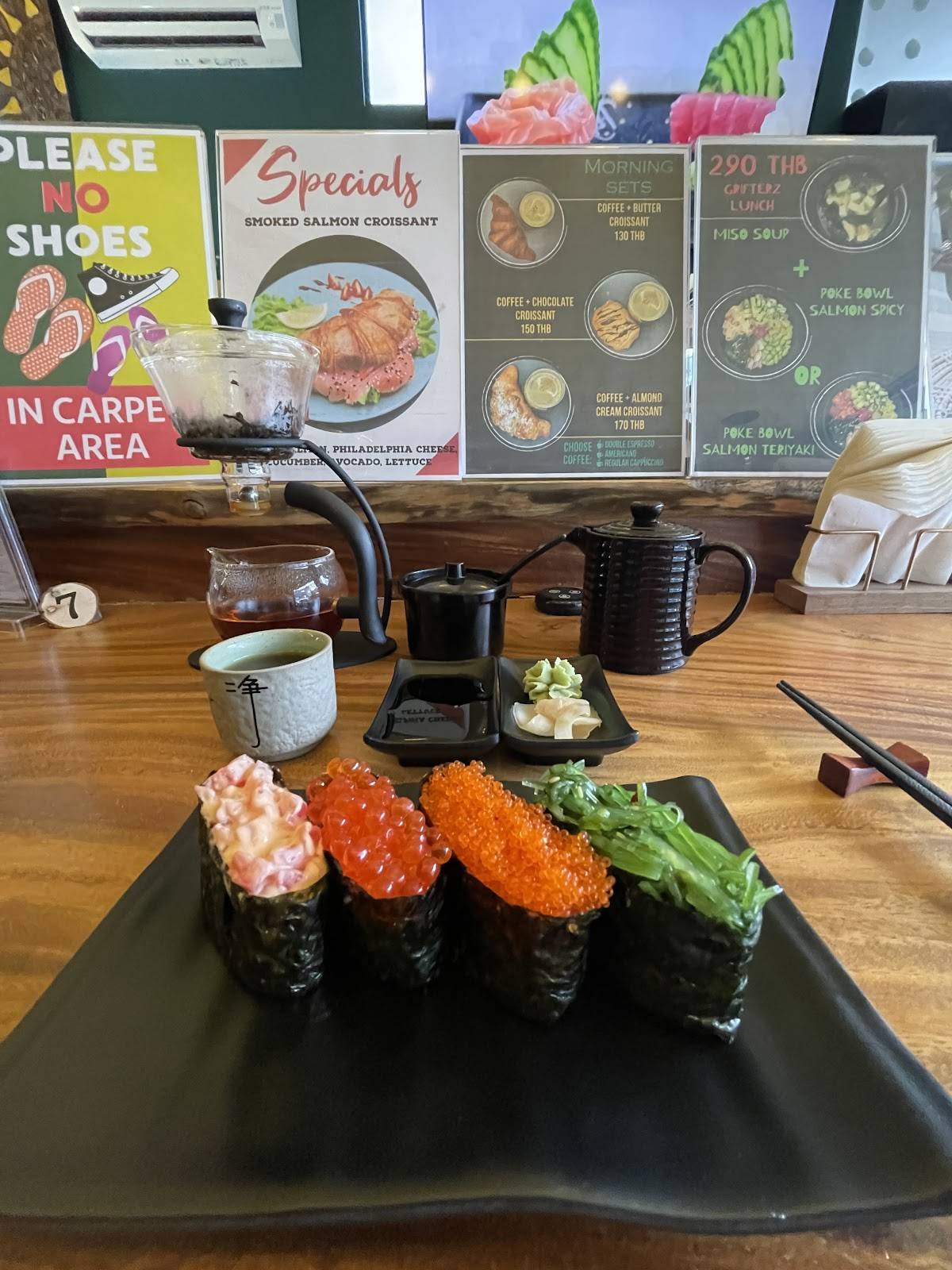 Menu at House of Sushi, Bakery & Coffee, Karon