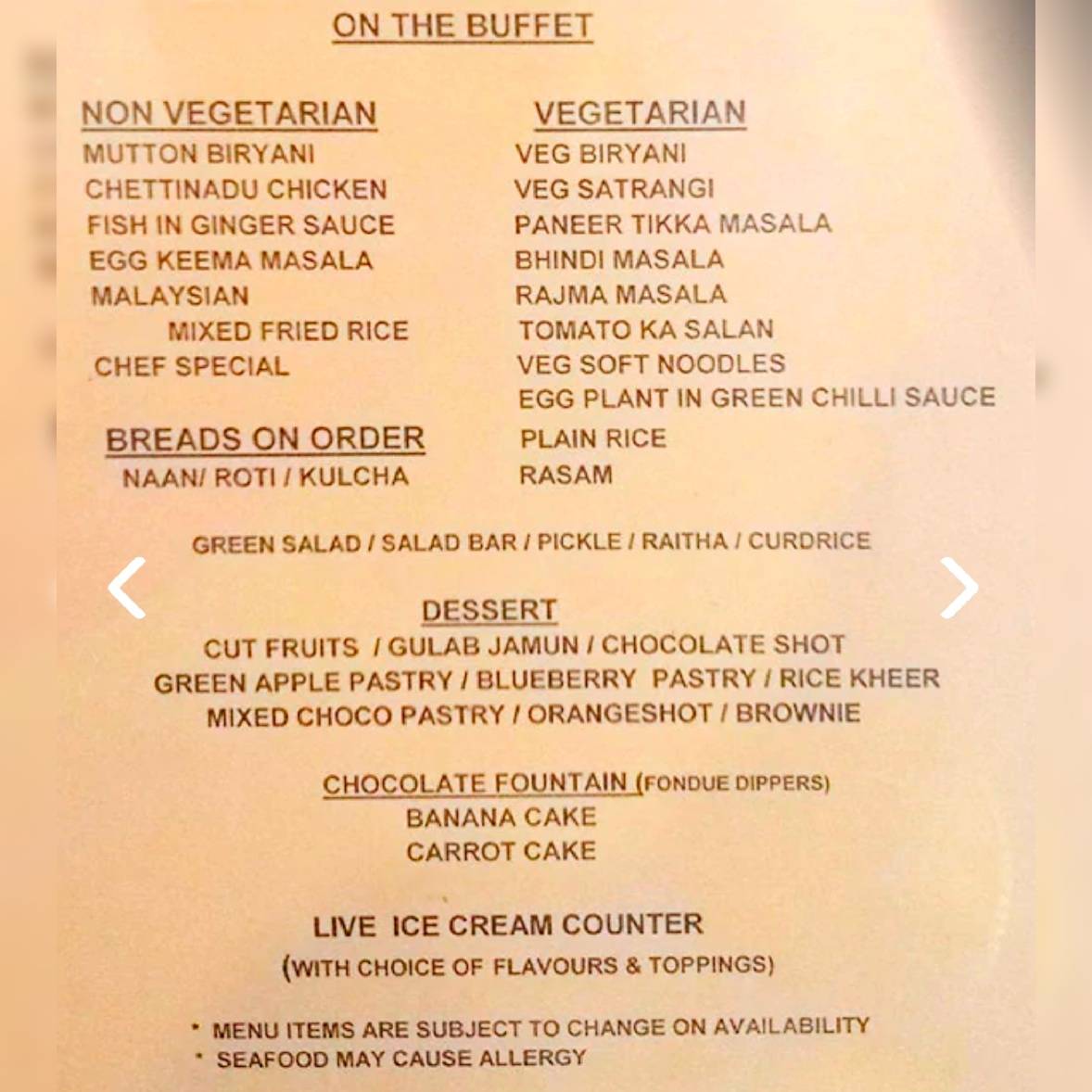 Menu at Grill Box R K Salai, Chennai, 25