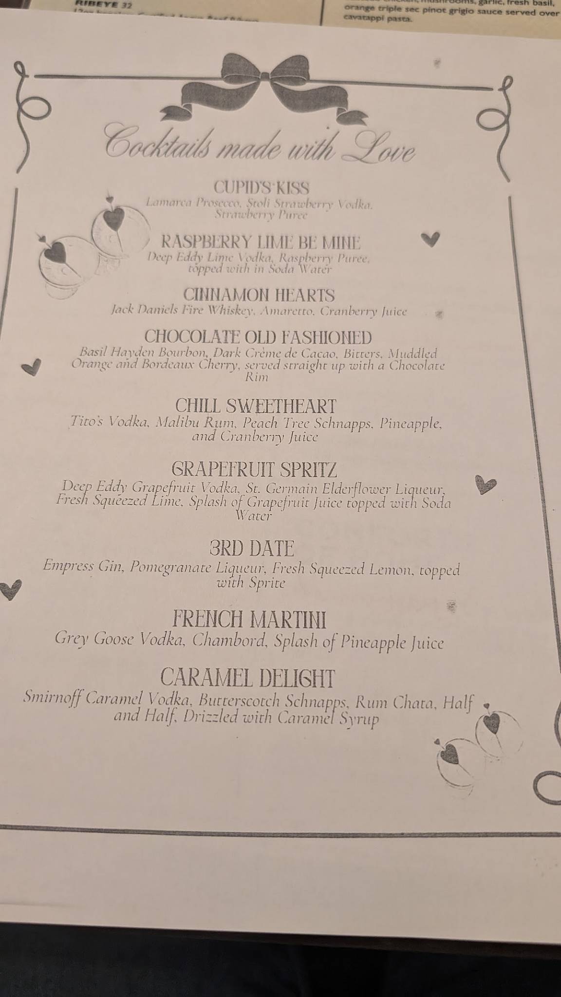 Menu at Grille 122 pub & bar, Northbridge
