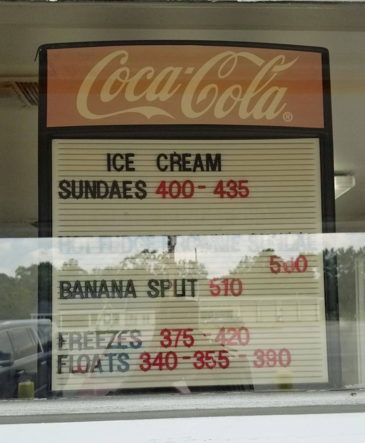 Menu at Rebel Dip restaurant, Gulfport
