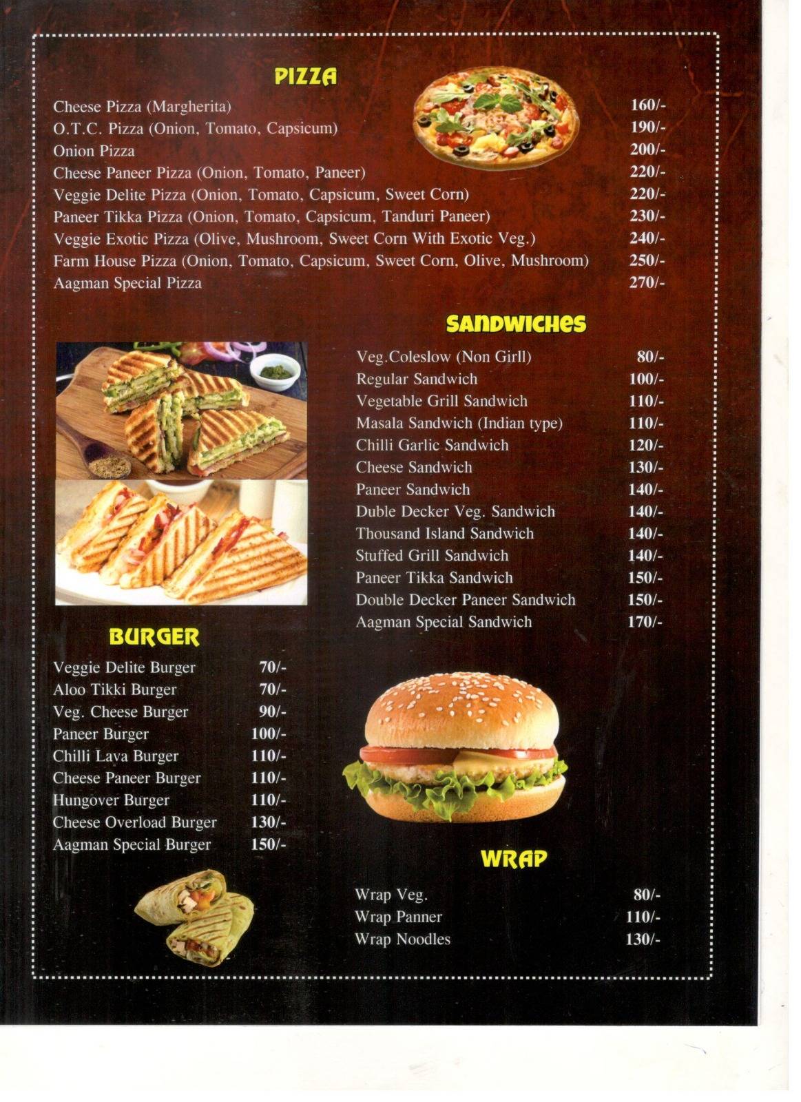 Menu at HOT N CHILL, Gangapur City