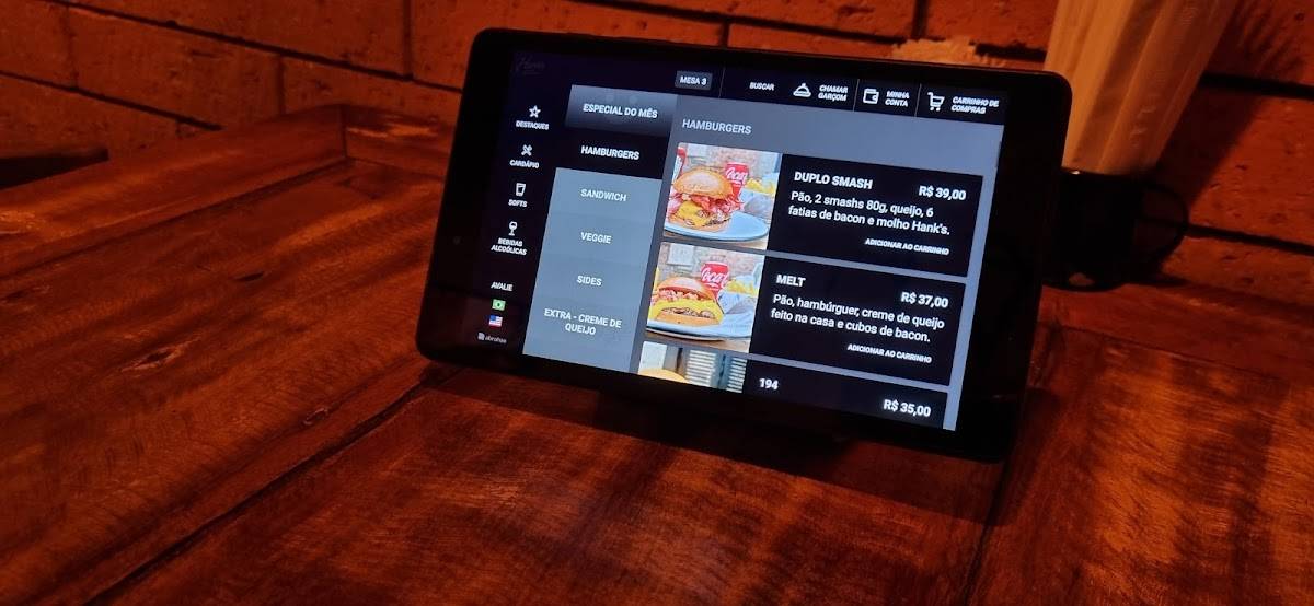 Menu em Hank's Original Burger - Lanchonete e Delivery restaurante ...