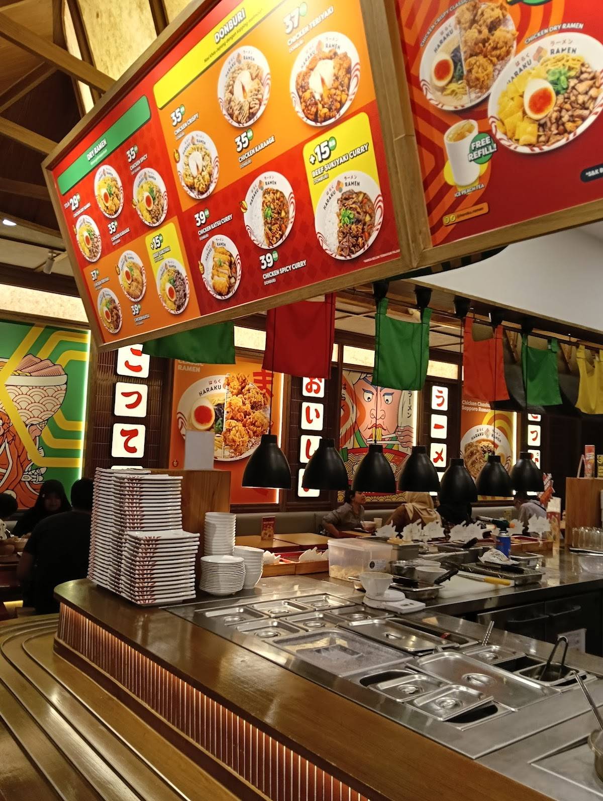 Menu at Haraku Ramen Halal, AEON Mall Deltamas restaurant, Bekasi Regency