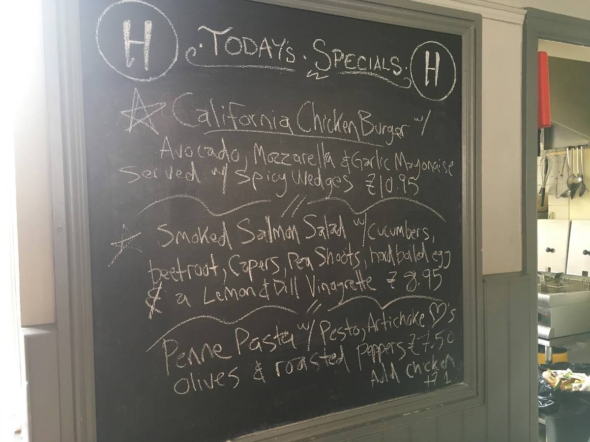 Menu at Harrisons of Hove restaurant, Hove