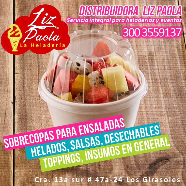 Carta del restaurante Heladería Liz Paola, Barranquilla